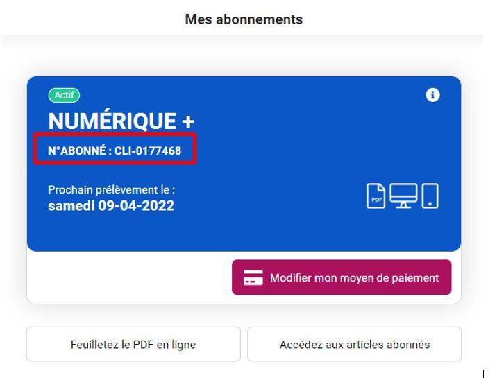 Comment trouver mon numéro de client ? – La DH